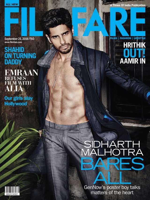 Sidharth Malhotra on the cover of Filmfare | Femina.in