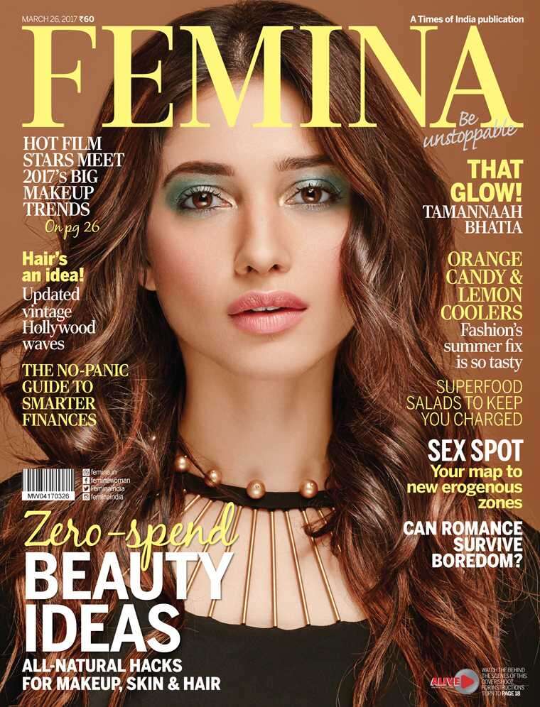Tamannaah personifies beauty on Femina’s cover | Femina.in