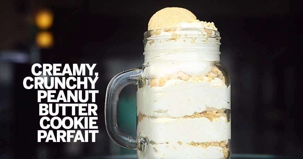 Creamy, crunchy peanut butter cookie parfait | Femina.in
