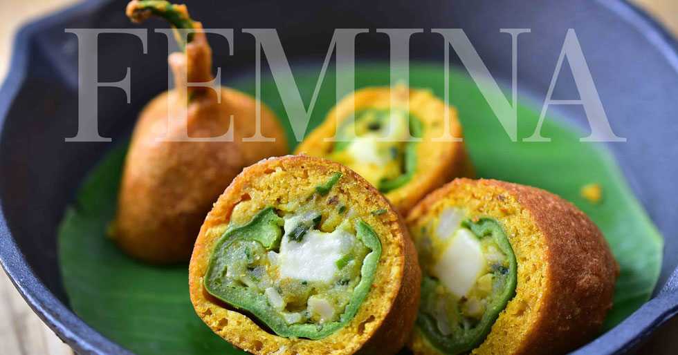 Recipe: Batter-fried stuffed jumbo chillies | Femina.in