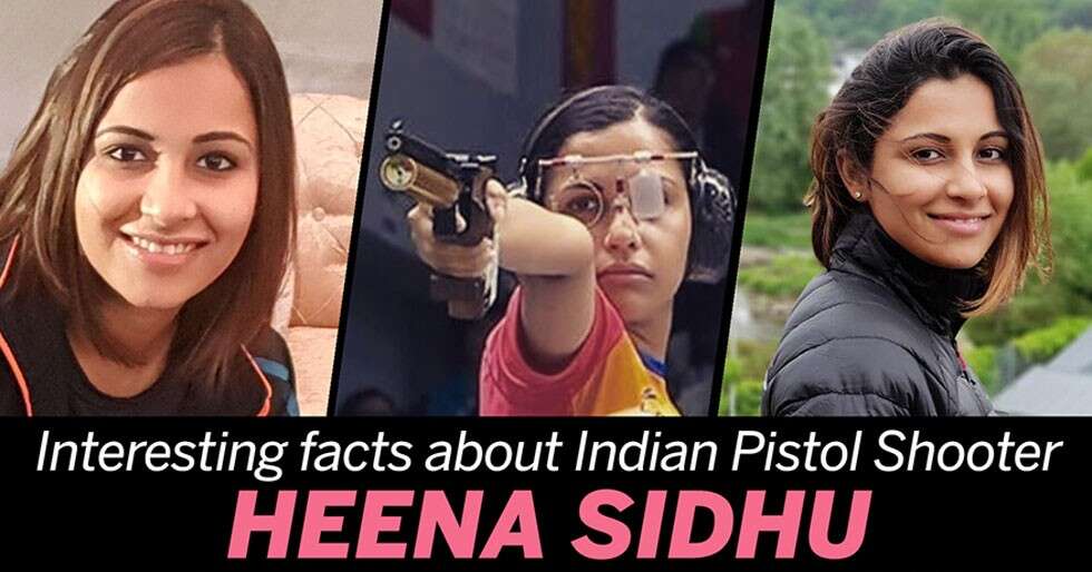 Interesting facts about shooter Heena Sidhu | Femina.in