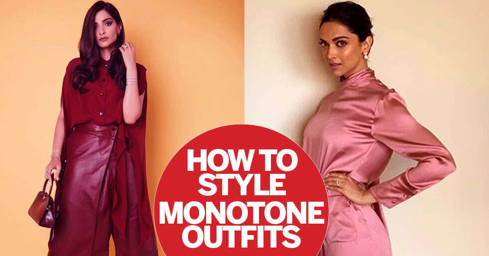 How To Style Monotone Outfits | Femina.in
