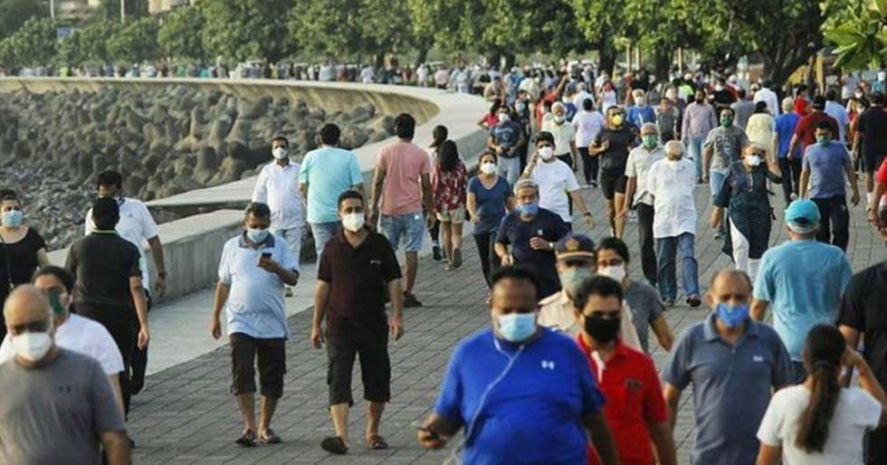 Social Distancing, What? Marine Drive Packed Despite Rising Covid-19 ...