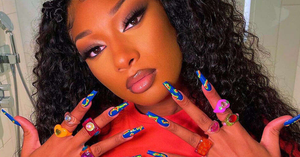 We're Obsessed With Megan Thee Stallion's Next Level OTT Nail Art Looks ...