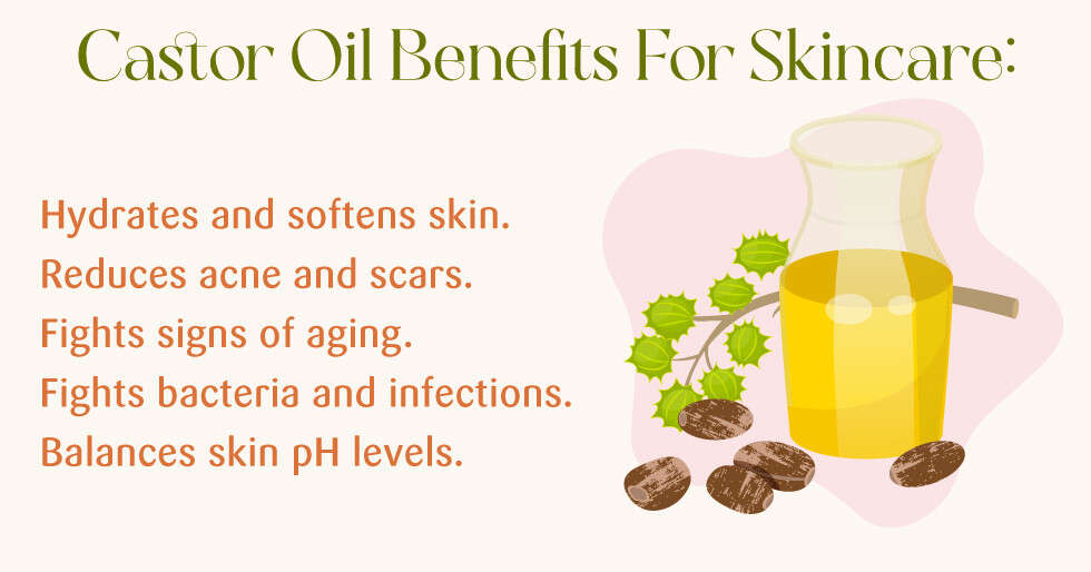 9 Proven Benefits Of Castor Oil For Skin | Femina.in
