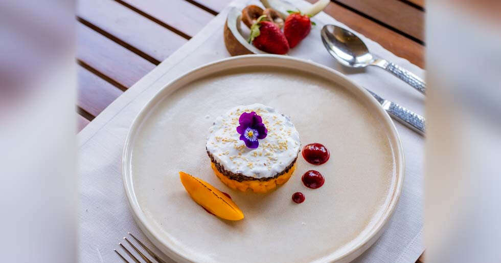 Mango Black Rice With Coconut Reduction Recipe | Femina.in