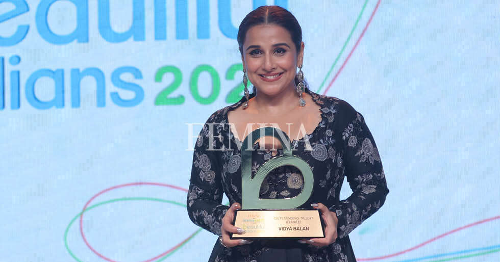 The Outstanding Talent award goes to Vidya Balan At Beautiful Indians ...