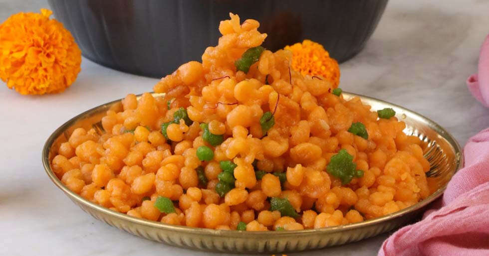 Sweet Boondi Recipe For Prasad | Femina.in