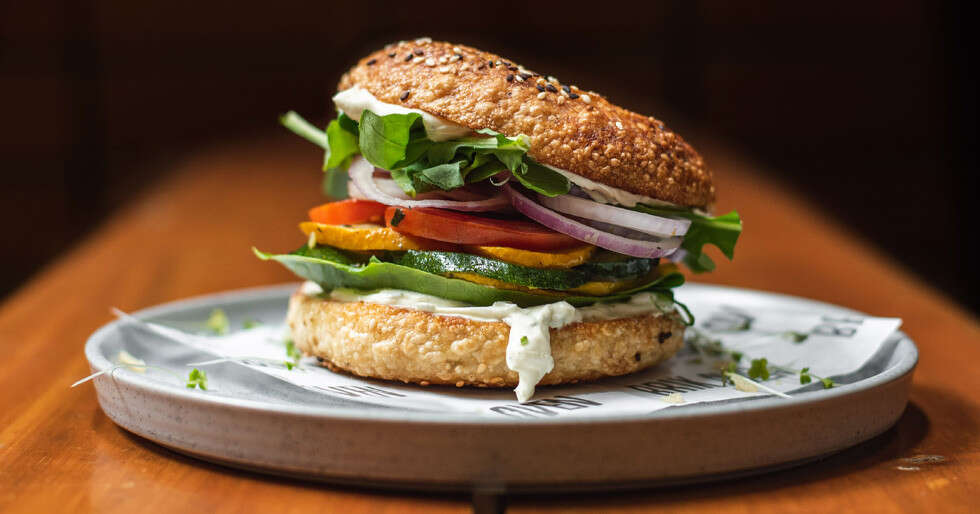 Breakfast Recipe: Roasted Veggie Bagel | Femina.in
