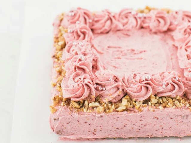 Treats For Love: Walnut Cake With Raspberry Buttercream | Femina.in