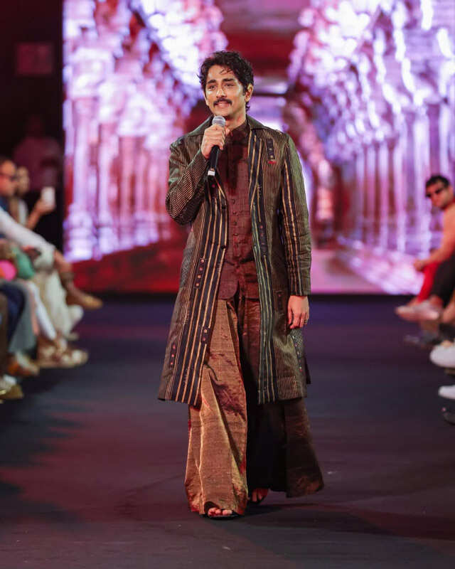 Siddharth Stuns As Showstopper for Vivek Karunakaran’s “The Thangam” at ...