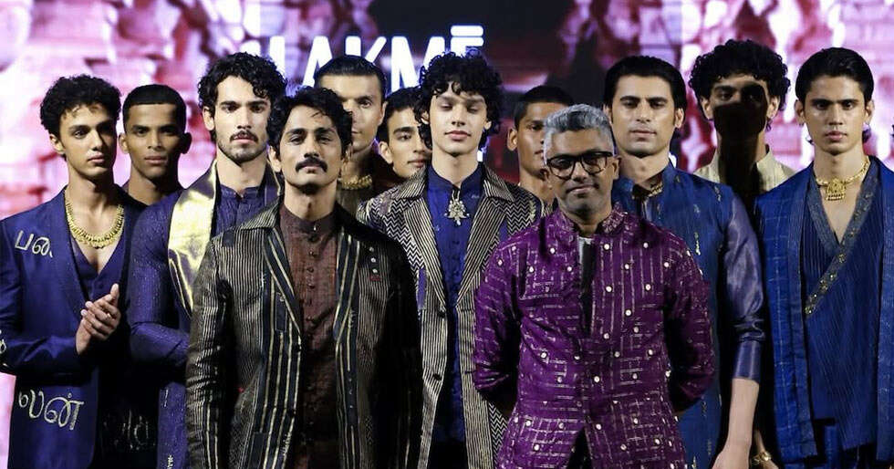 Siddharth Stuns As Showstopper for Vivek Karunakaran’s “The Thangam” at ...