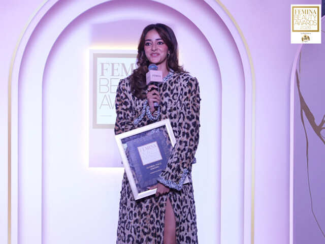 Ananya Panday Receives The Global Face Award At Femina Beauty Awards ...