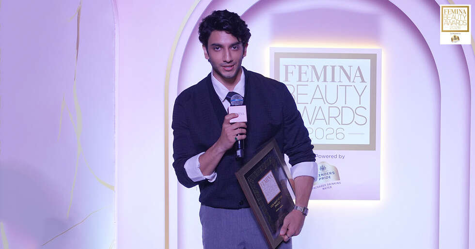 Vedang Raina Receives Global Rising Star Award at Femina Beauty Awards ...