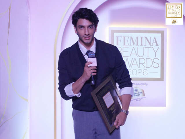 Vedang Raina Receives Global Rising Star Award at Femina Beauty Awards ...