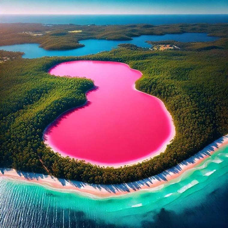 The Pink Lake (Lake Hillier): Why This Australian Lake Looks Like ...