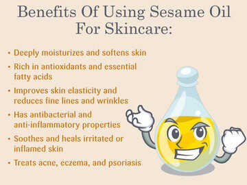 11 Proven Benefits of Sesame Oil For Skin Care | Femina.in